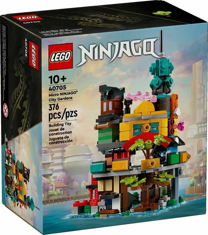 Конструктор LEGO NINJAGO - Микросады города Ниндзяго, 376 эл. - Лего Ниндзяго 40705