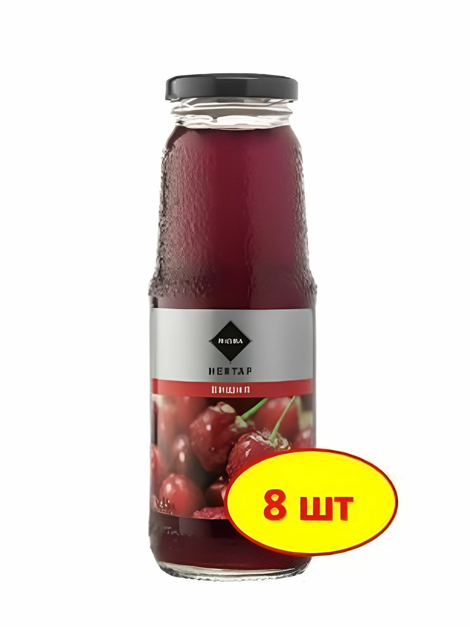 RIOBA Нектар вишневый, 250 мл. Стекло. Упаковка 8 шт.