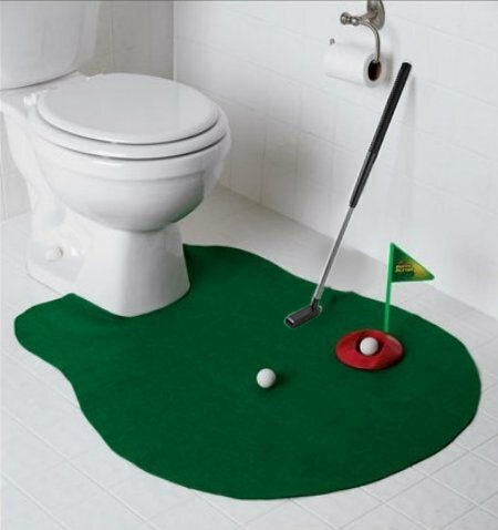 Игра "Гольф для туалета"
