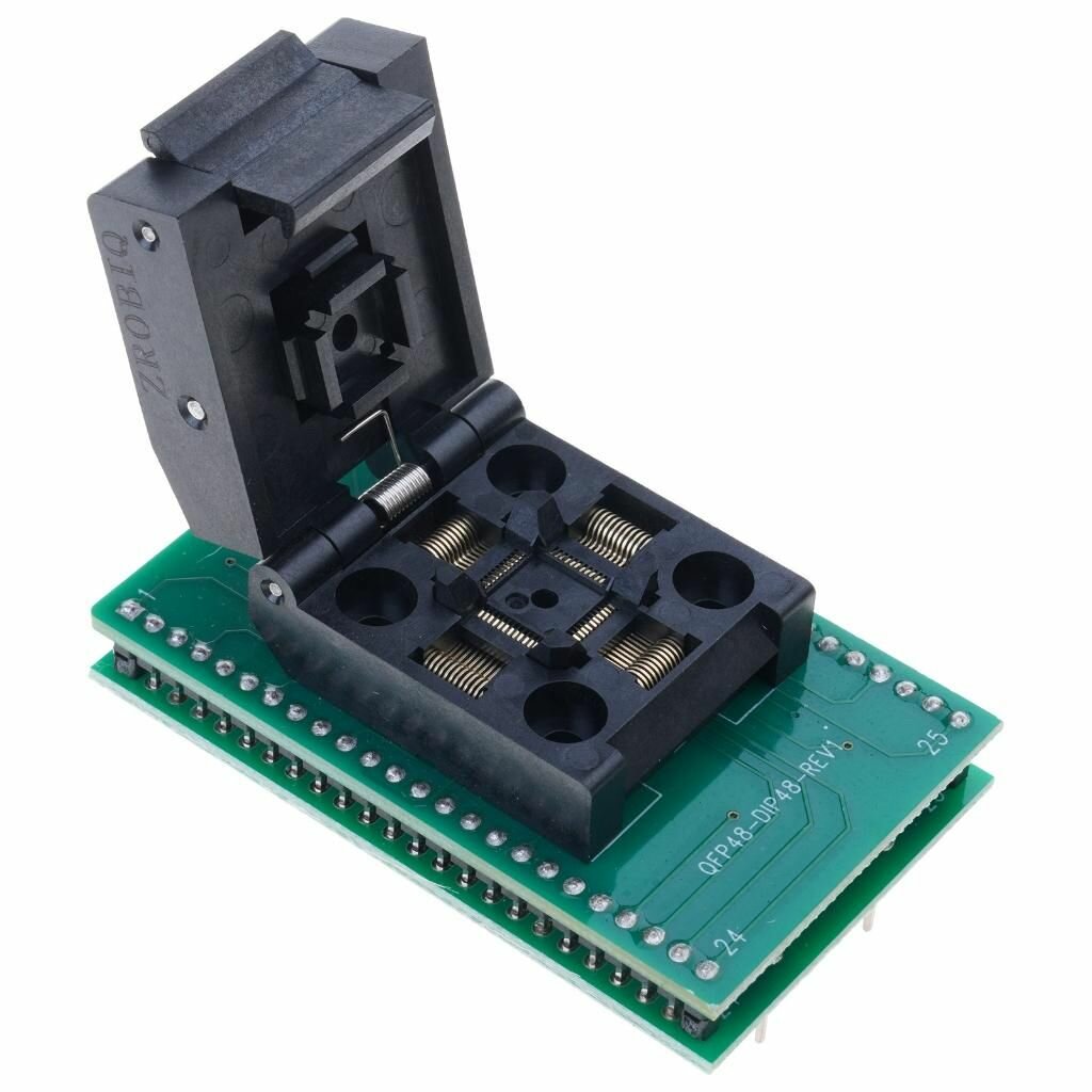 Программатор LQFP/QFP48 в DIP48