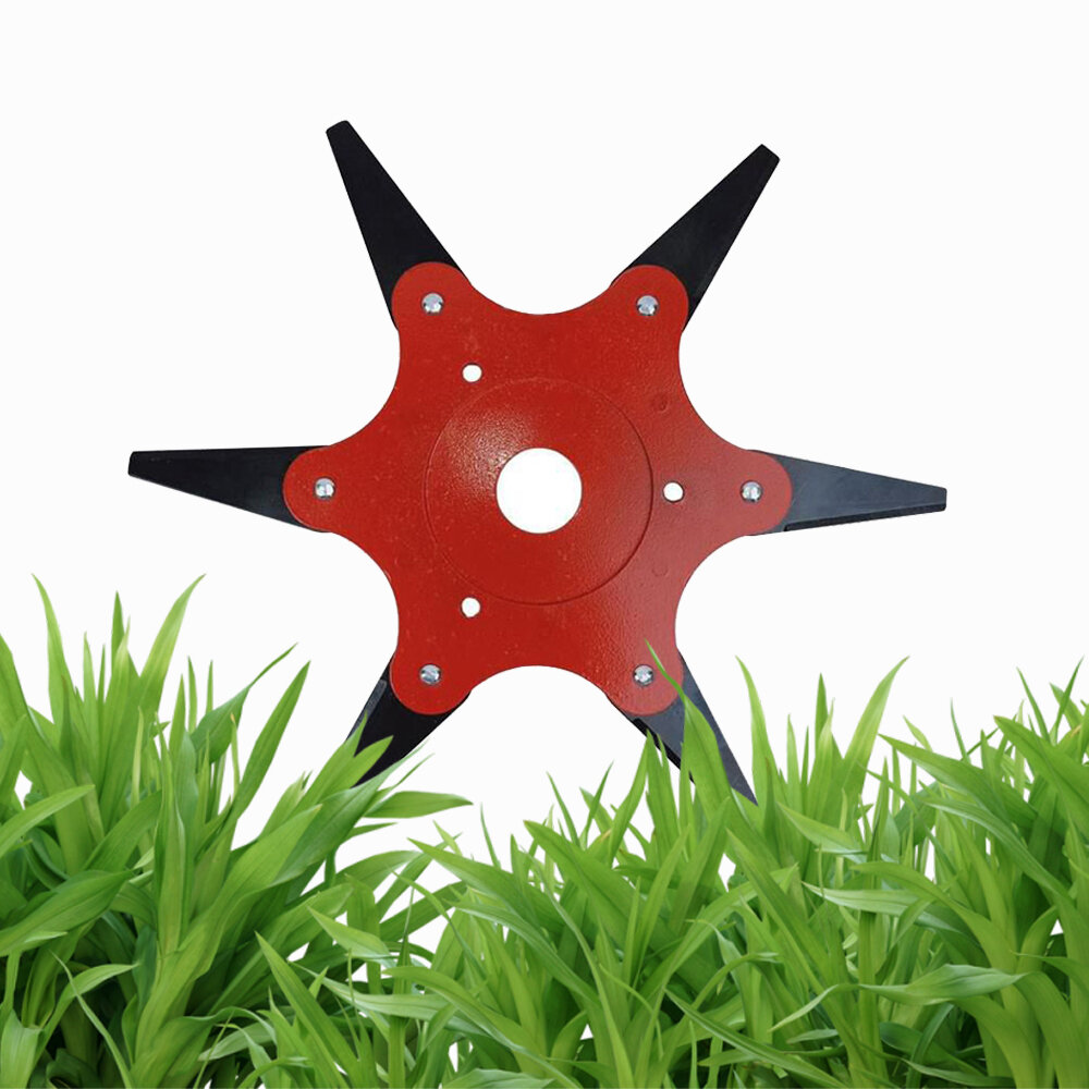 6 Tooth Lawn Mower Cutter Accessories Grass Turf Head Trimmer Head, Diameter 245mm, Package size 220*192*15mm, Package weight 423g, 1* Trimmer Head