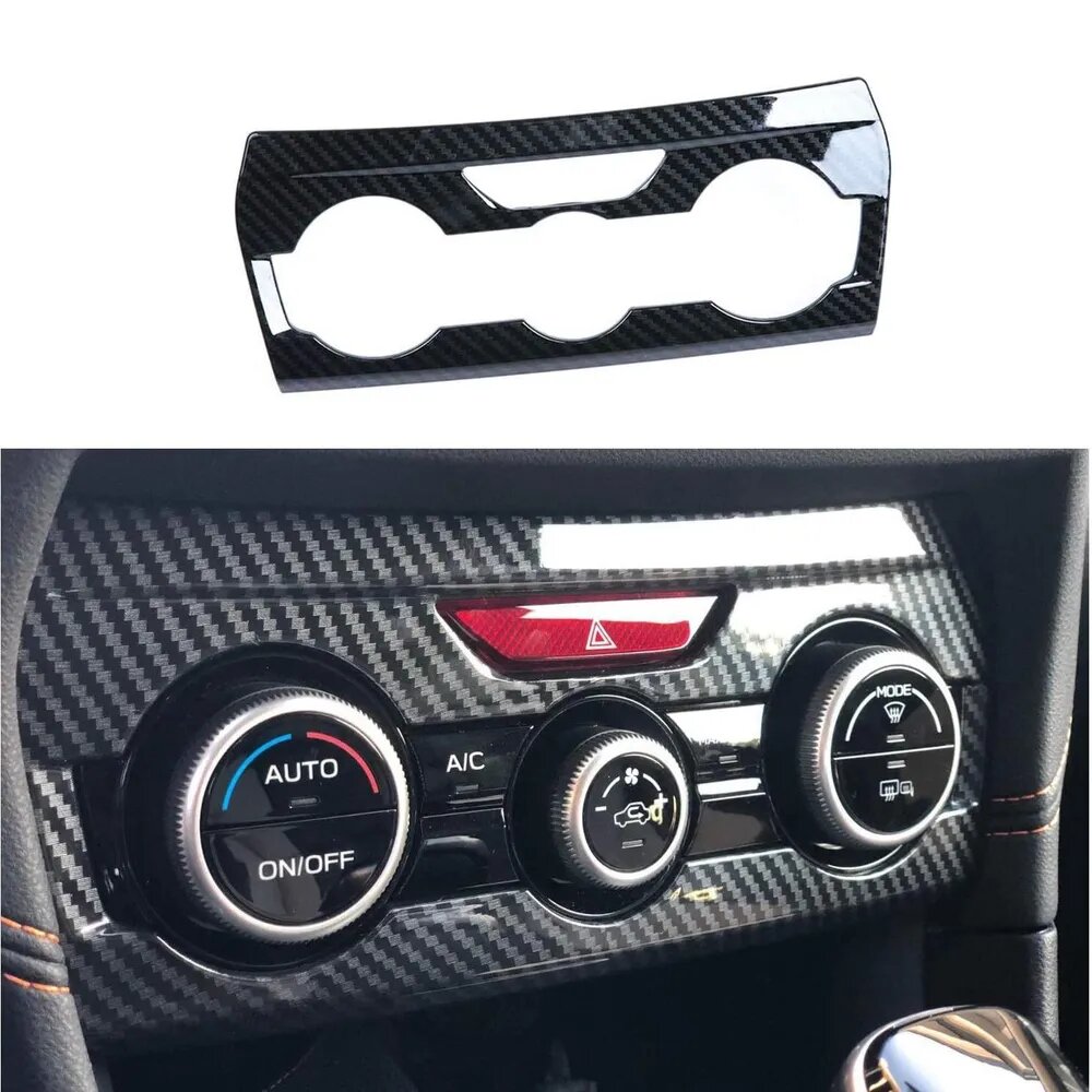 Декоративная накладка на центральную консоль из углеродного волокна для Subaru WRX STI
