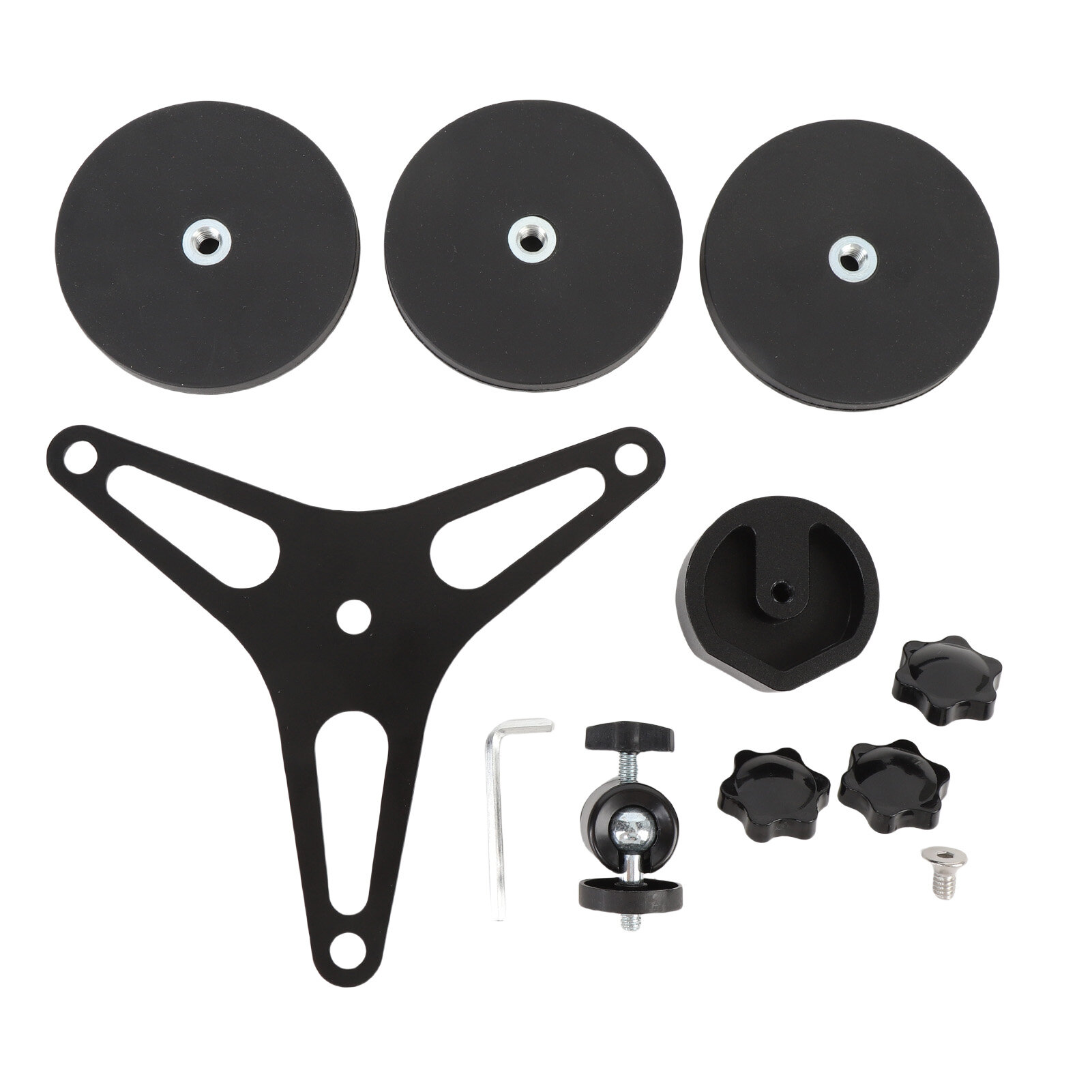 Автомобильное магнитное крепление для спутниковой антенны, подходит для мини-антенн, регулируемый угол наклона, черный цвет, портативная антенна на крыше автомобиля с магнитным основанием.