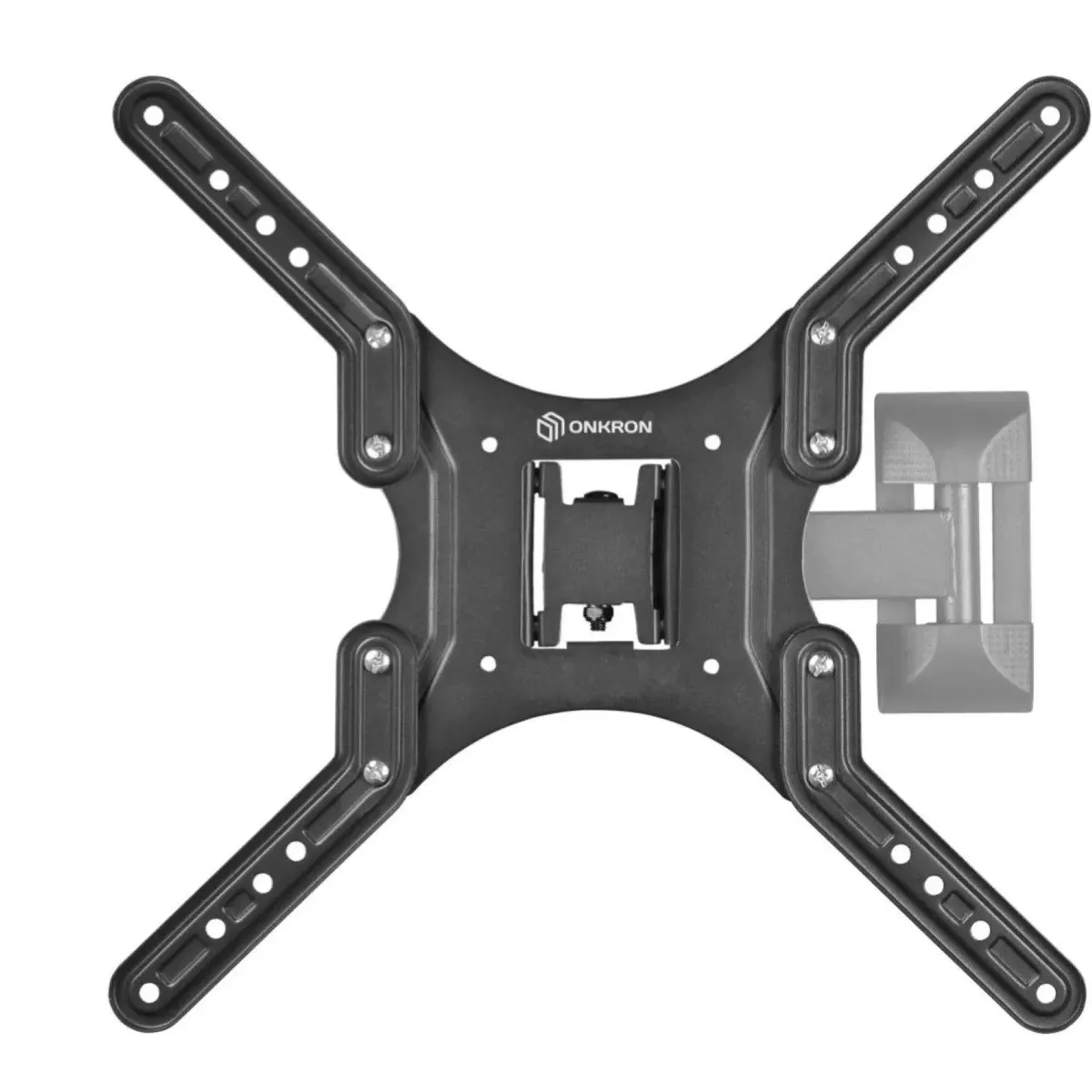 Кронштейн для телевизора ONKRON M2, 26-65", настенный, поворот и наклон, черный — фото 1