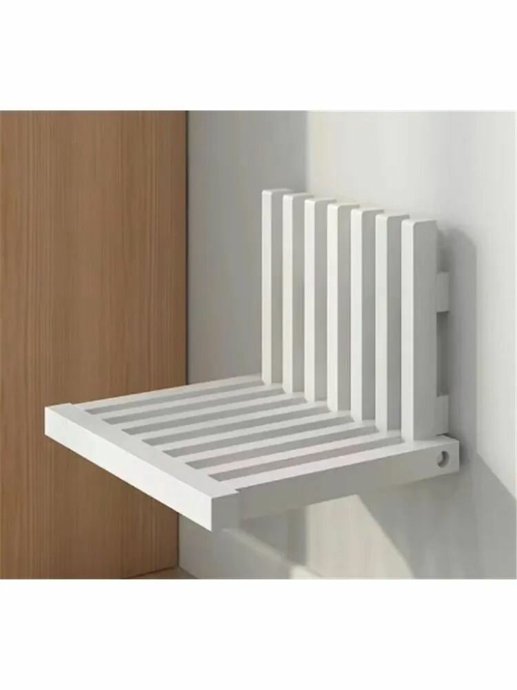 WiСкладной настенный столик из массива дерева прикроватная полка-трансформер