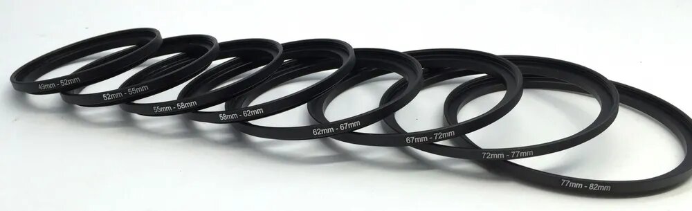 Переходное кольцо 72-77 мм для камеры, черный матовый, аксессуар, Китай