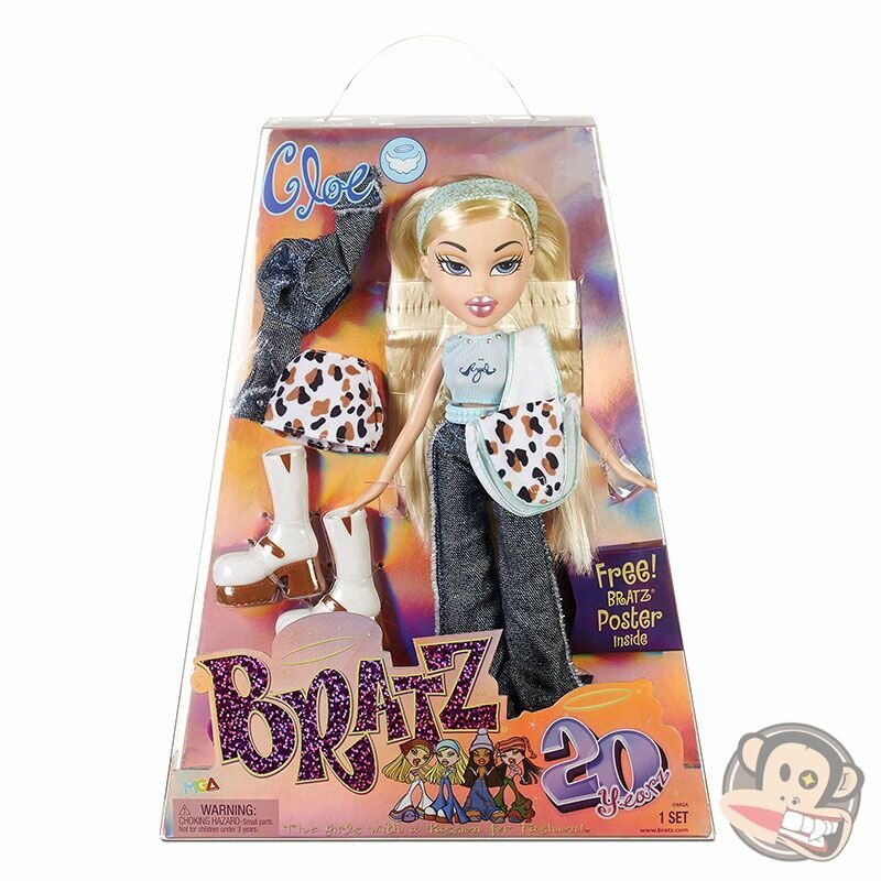 MGA Bratz 20 Yearz Anniversary Edition Fashion Doll Cloe Братц Модная кукла-девочка-игрушка, с одеждой, Подходит для детей старше 6 лет