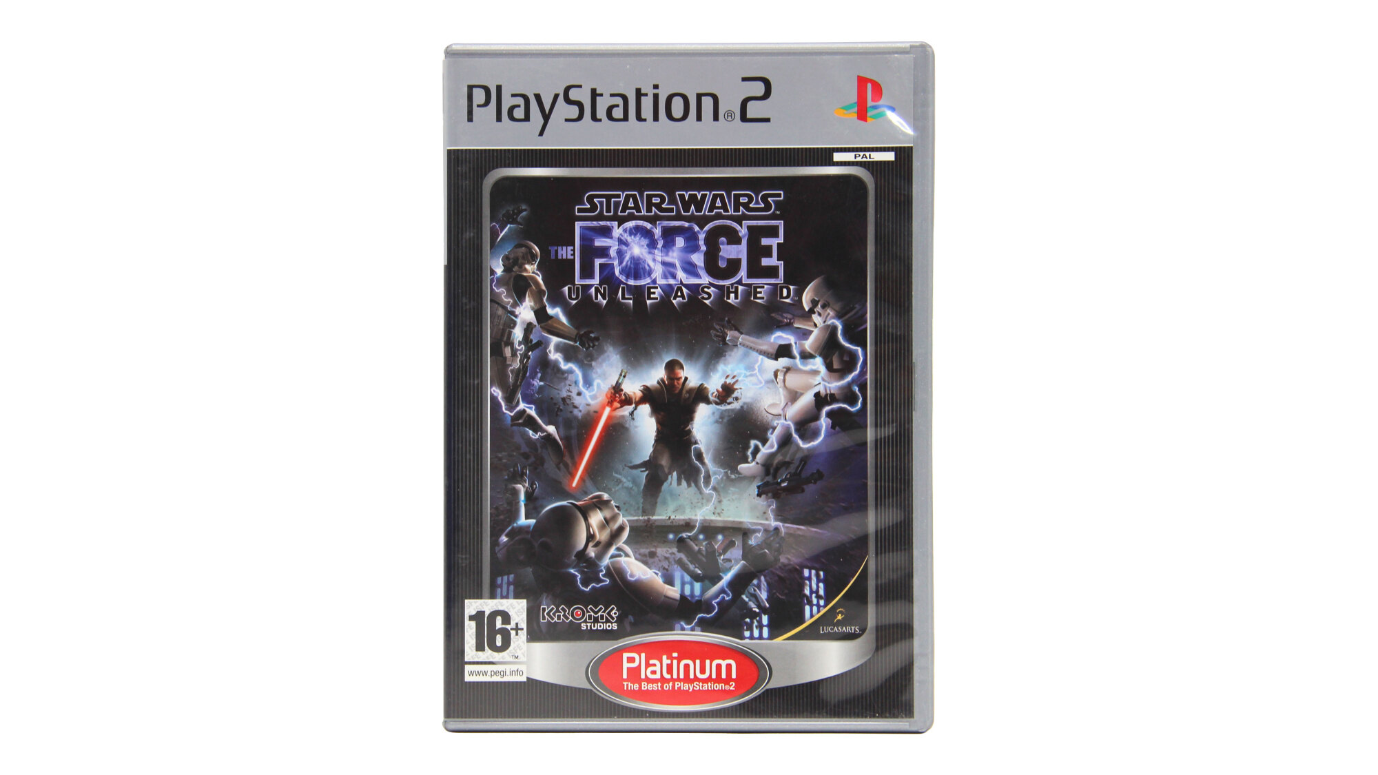 Star Wars the Force Unleashed (PS2, Platinum, английский язык)