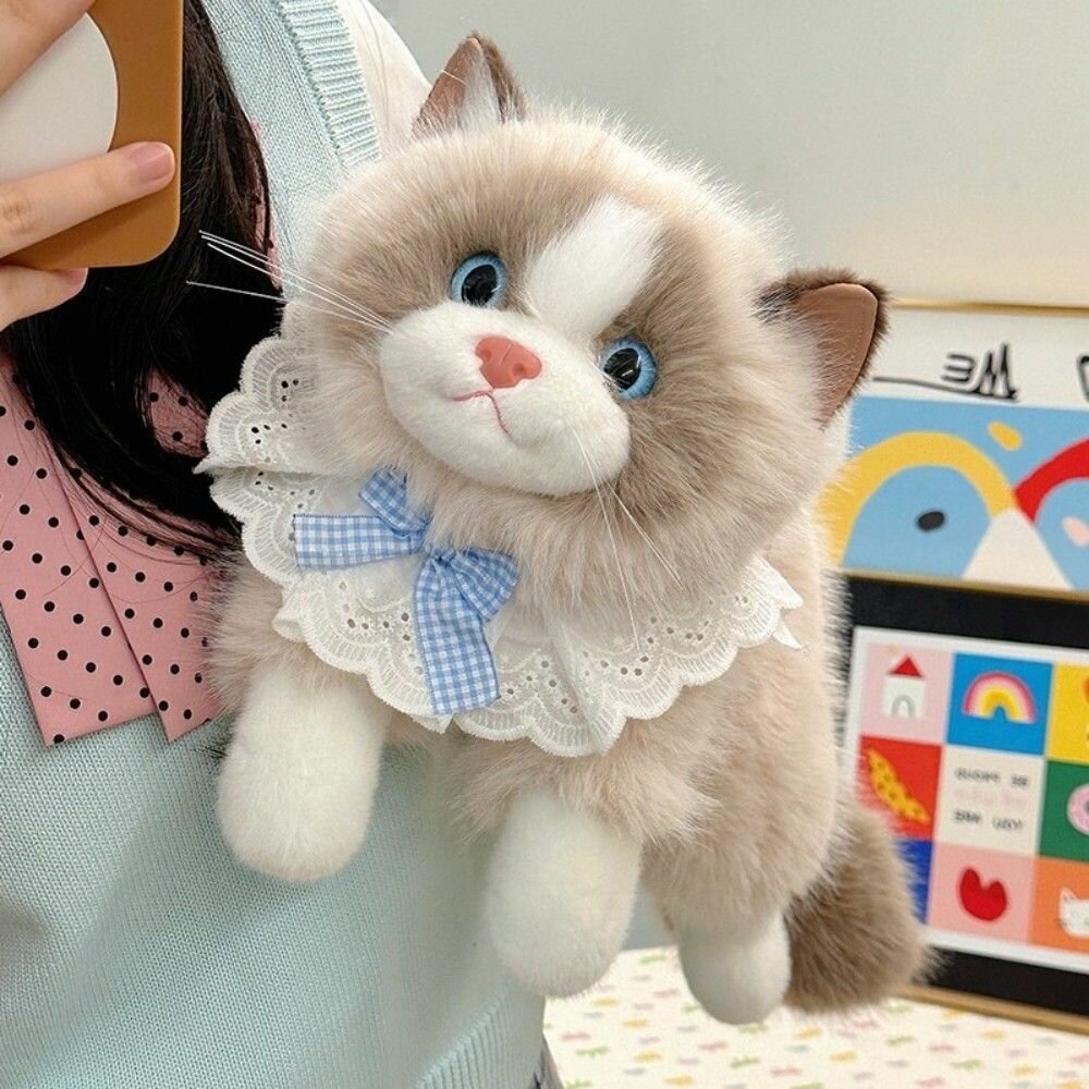 Плюшевая кукла кошки Рэгдолл