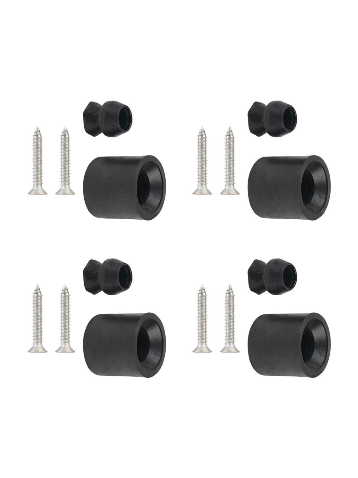 Набор из 4 резиновых дверных держателей, устойчивые к выцветанию бамперы для прицепов