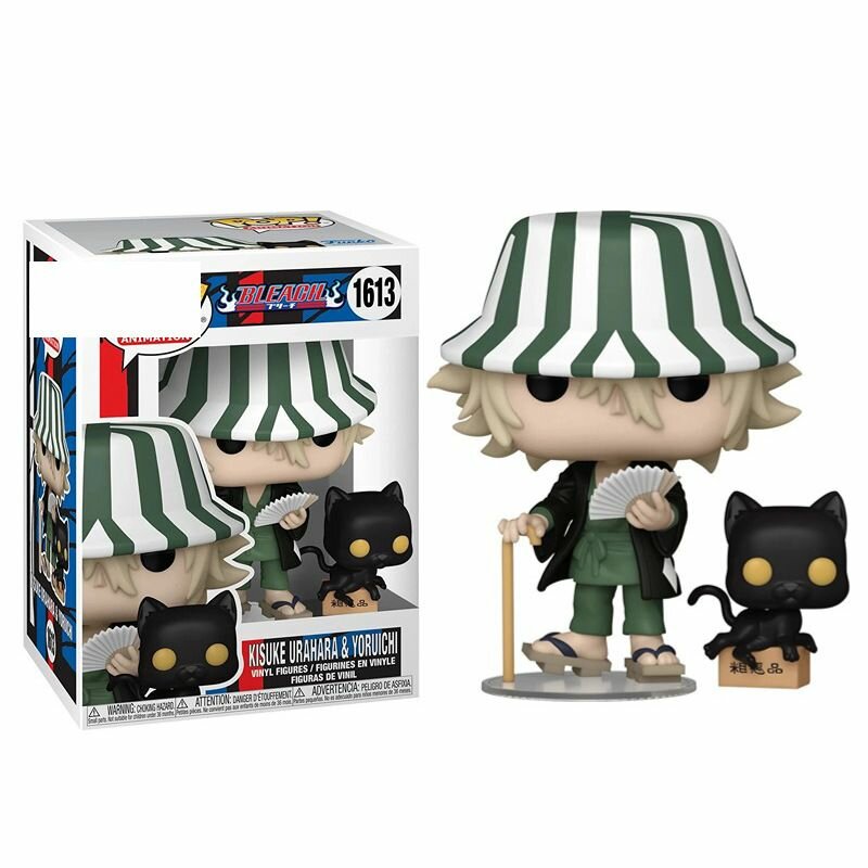 Фигурка Funko Pop! Урахара Кисуке и Йоруич #1613 Блич Коллекционная Виниловая Фигурка