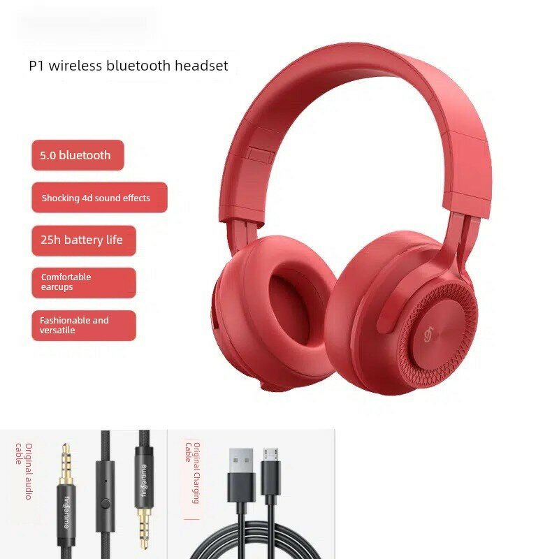 Беспроводная Bluetooth-гарнитура Voice of Berlin, накладные наушники с проводным подключением для прослушивания музыки