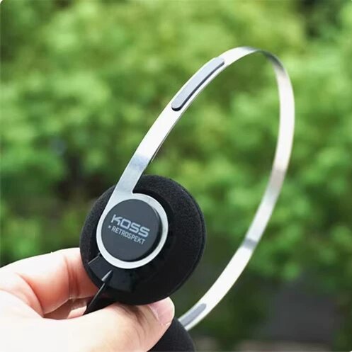 Король ностальгии 80-х, классические наушники KOSS, винтажные ретро-наушники с металлическим проводом, в наличии.