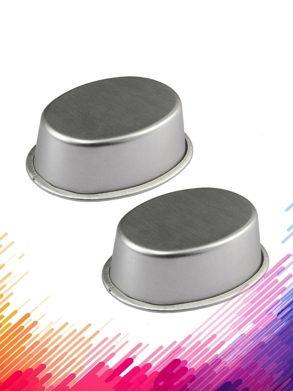 Овальная форма для чизкейка, 2 шт, S