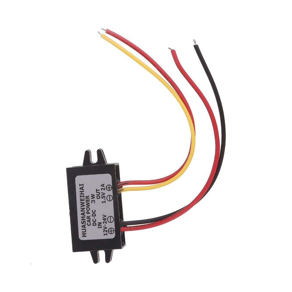 Понижающий преобразователь напряжения 12/24 В до 1,5 В, 2A