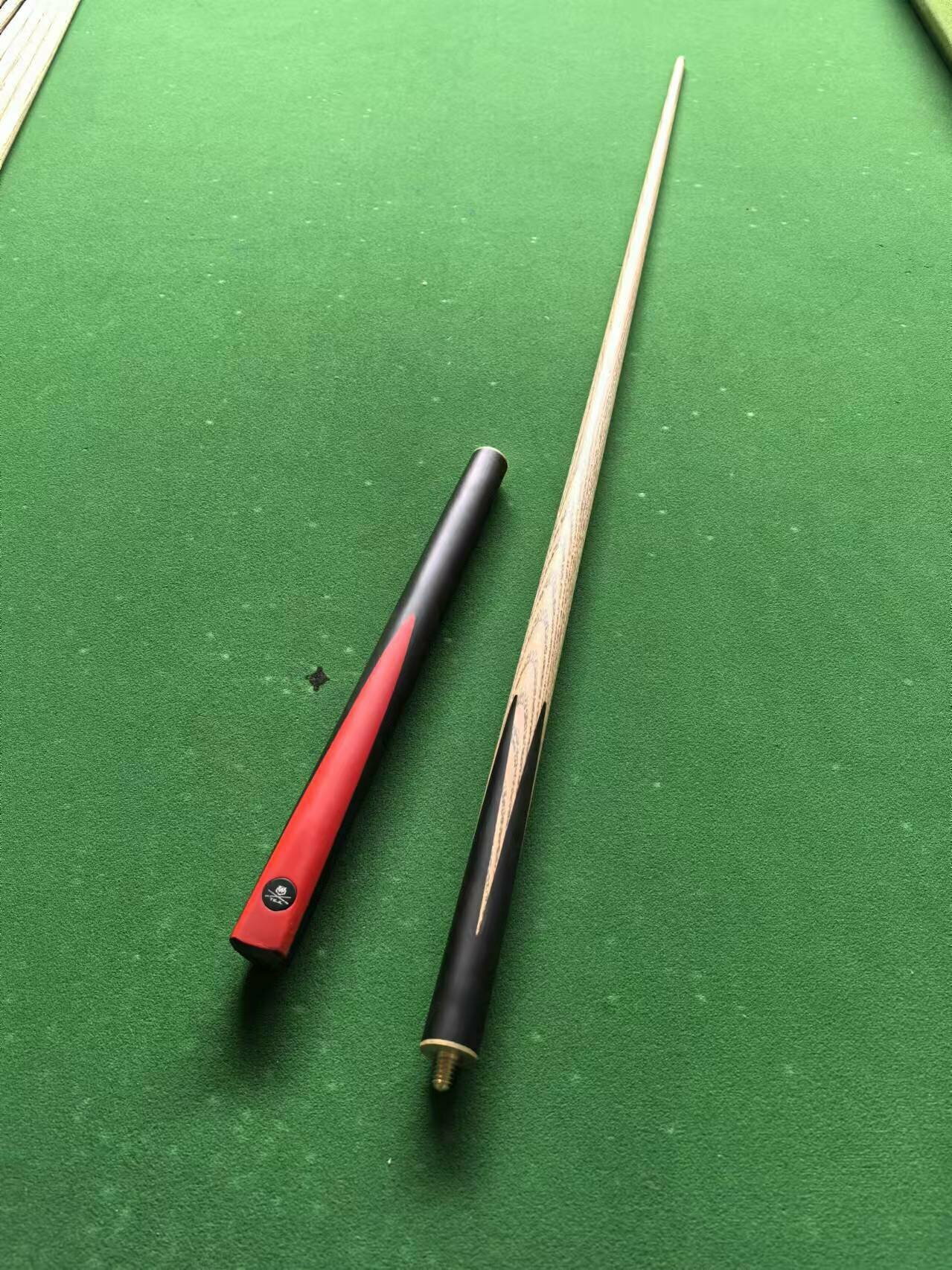 10 мм маленький наконечник бильярдного кия, черный, для игры в снукер, кий для восьмичек и девяток, цельный кий, английский стиль, кий для бильярдного зала