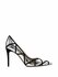 Туфли Gianvito Rossi Point-toe metallic heeled pumps, размер 38, серебристый/кра...