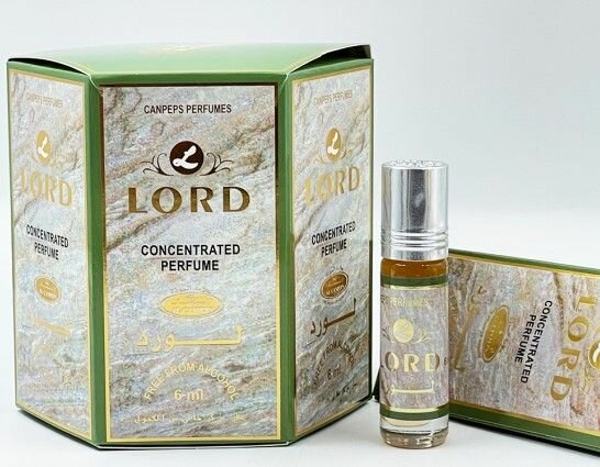Духи Lord Concentrated Parfume, масляные, восточные, цитрусовые, парфюм, 6мл
