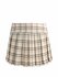 Юбка Box-pleat plaid mini skirt