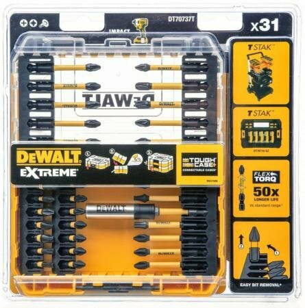 Набор бит DeWalt DT70737T-QZ 31шт