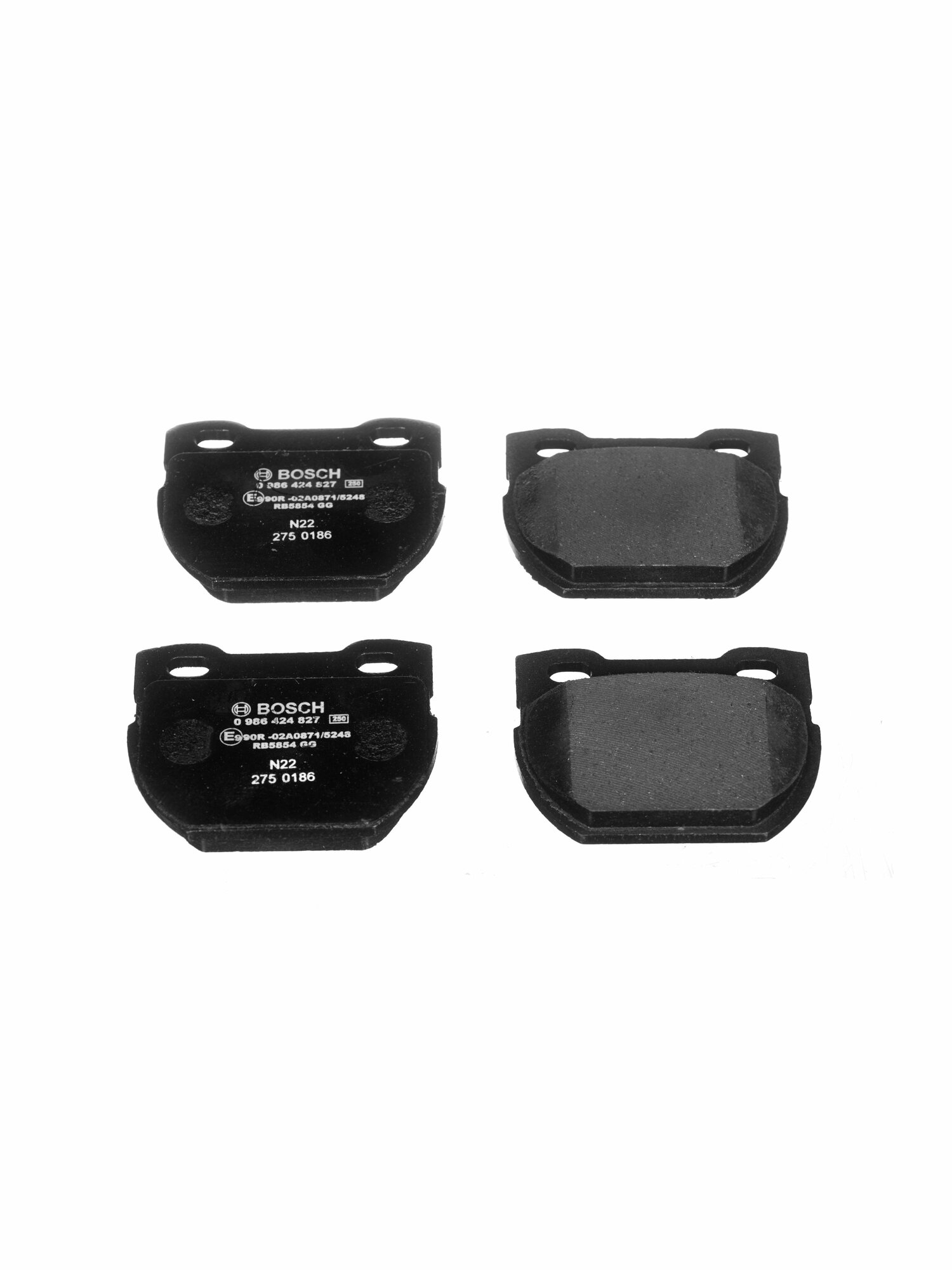 Колодки тормозные дисковые задние BOSCH (0 986 424 827)