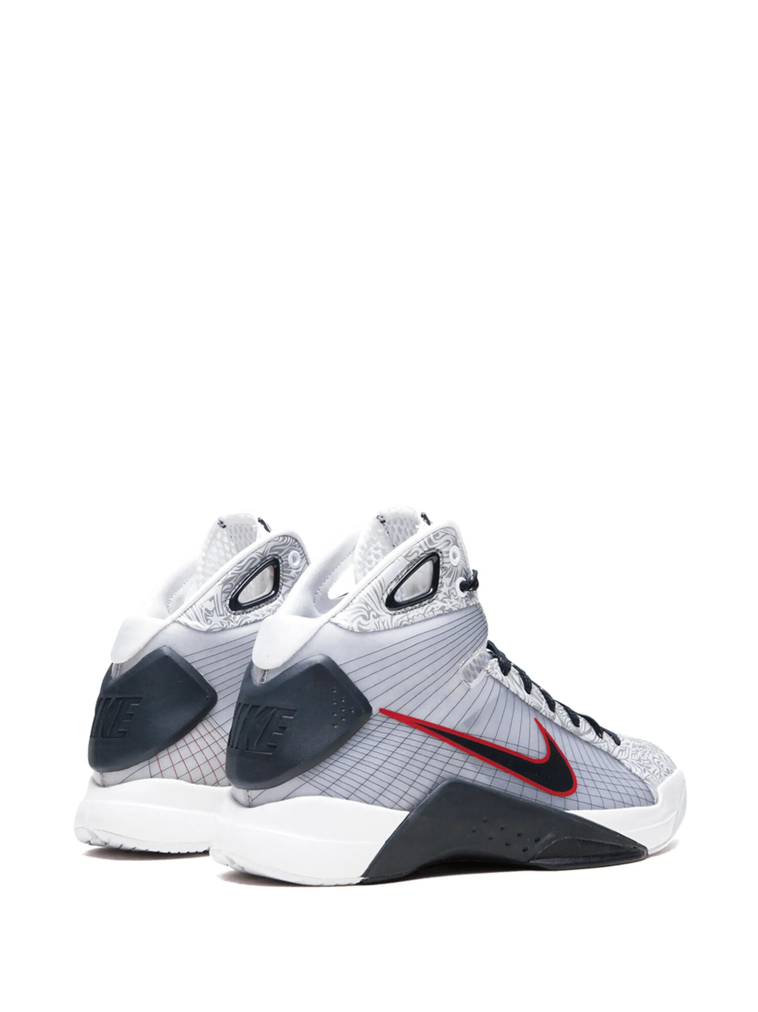 Кроссовки NIKE Hyperdunk OG, размер 11.5 US, серебристый — фото 1