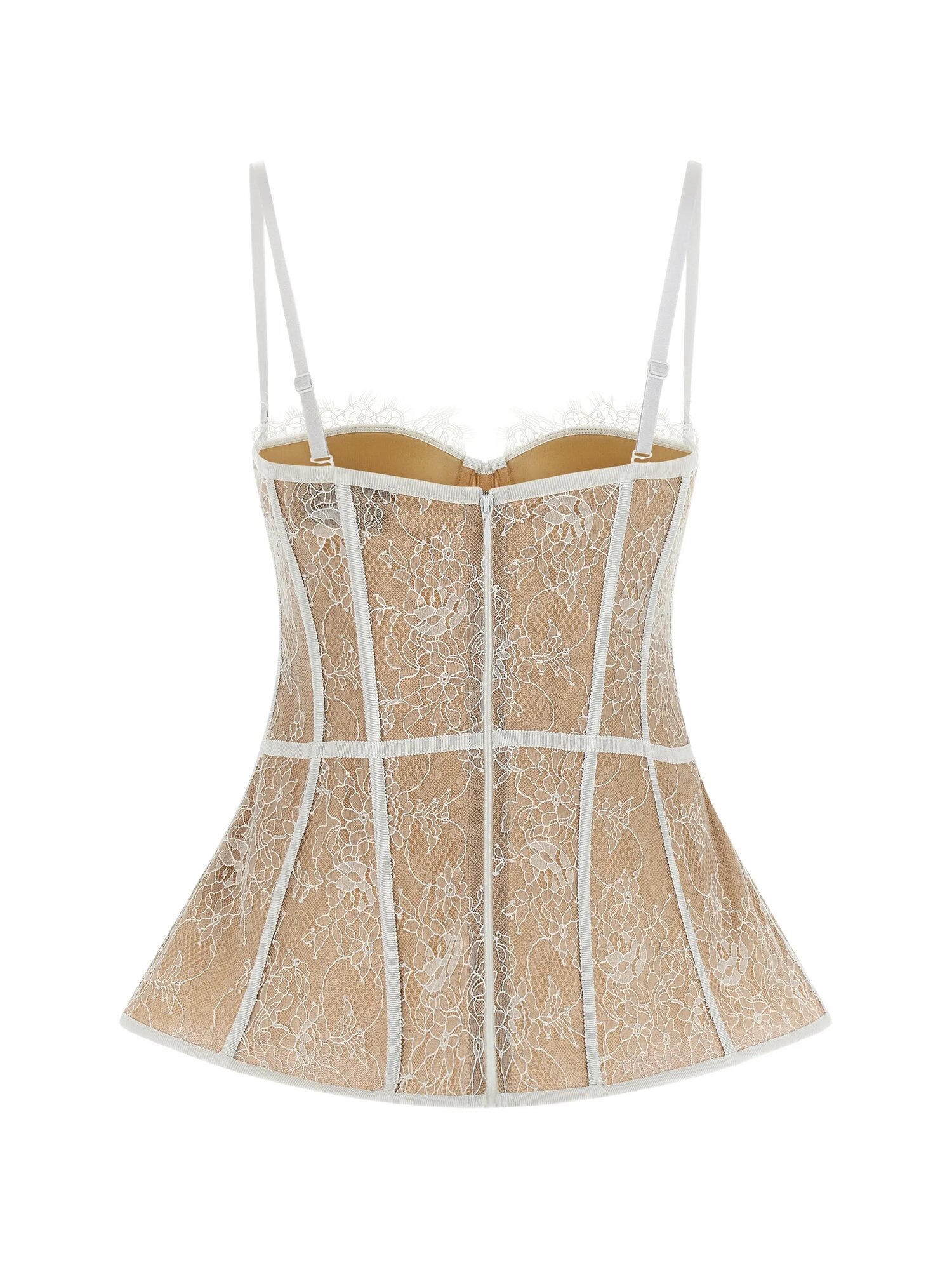 Топ GIUSEPPE DI MORABITO Lace bustier top, размер 36-38 — фото 1