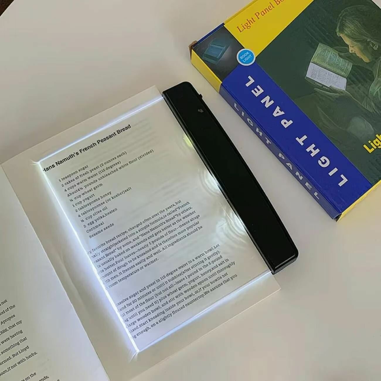 Светодиодная LED закладка с регулировкой света для чтения книг в темноте, подсветка для книг, ночник