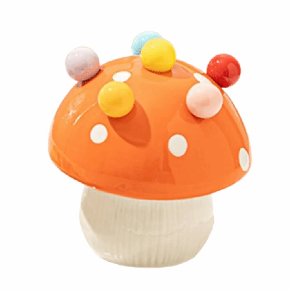 Набор вилок для фруктов и грибов из нержавеющей стали и керамики Orange