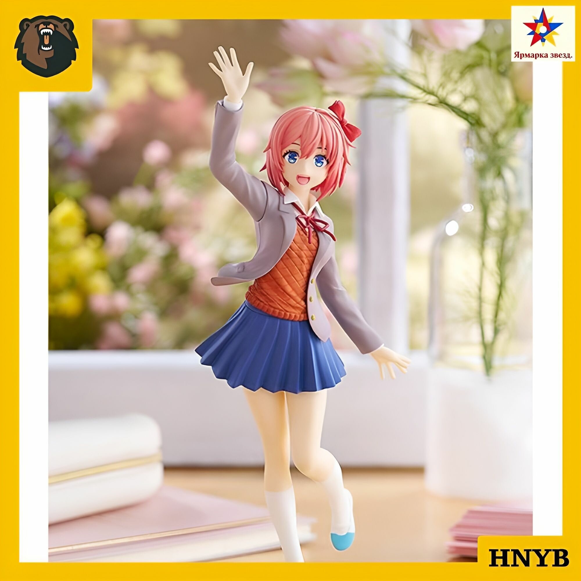 Фигурка Доки Доки Литературный Клуб Сайори / Doki Doki LiteratureClub Sayori подарок для фаната (18 см)