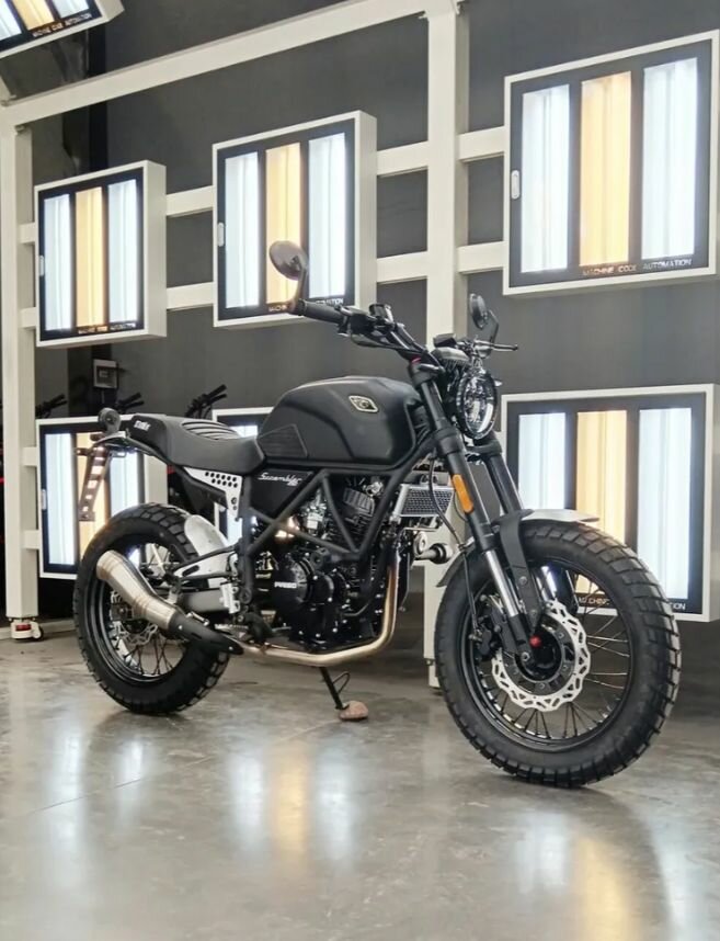 Мотоцикл FUEGO SCRAMBLER 250 AIR_черн ( в заводской упаковке с ПТС)