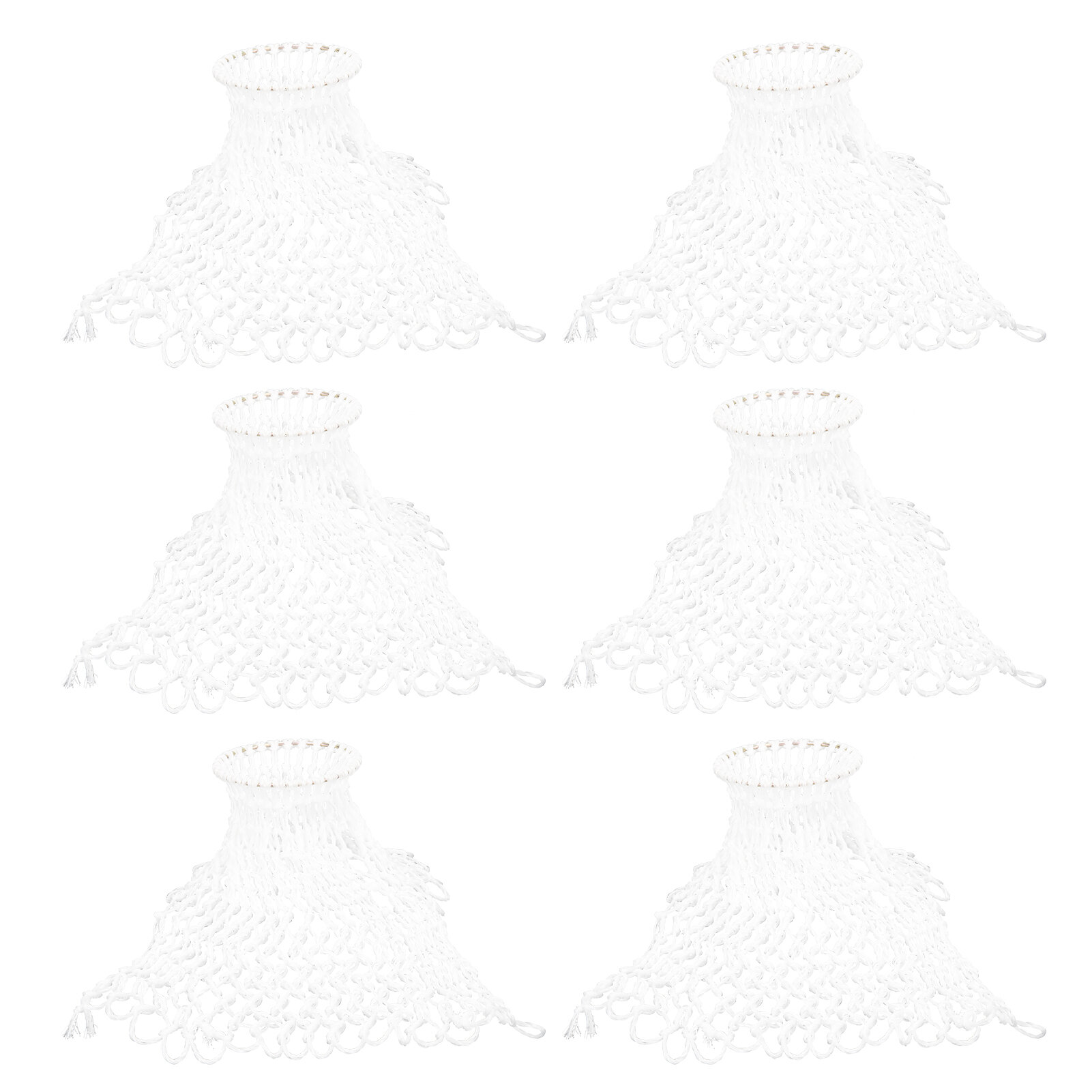 6 шт. бильярдных луз из белого нейлона диаметром 7,2 см, прочные сетки для бильярдного стола