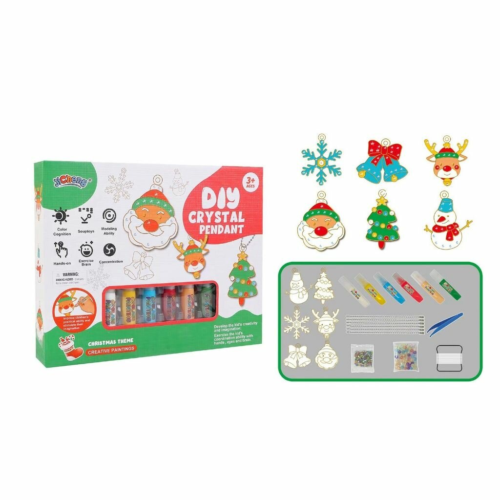 Детский Кристалл Гель Живопись DIY Раскраска Игрушки Набор