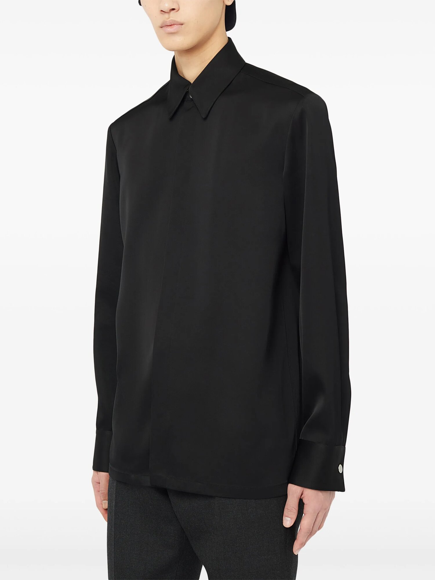 Рубашка Jil Sander, размер 40 COL, черный — фото 1