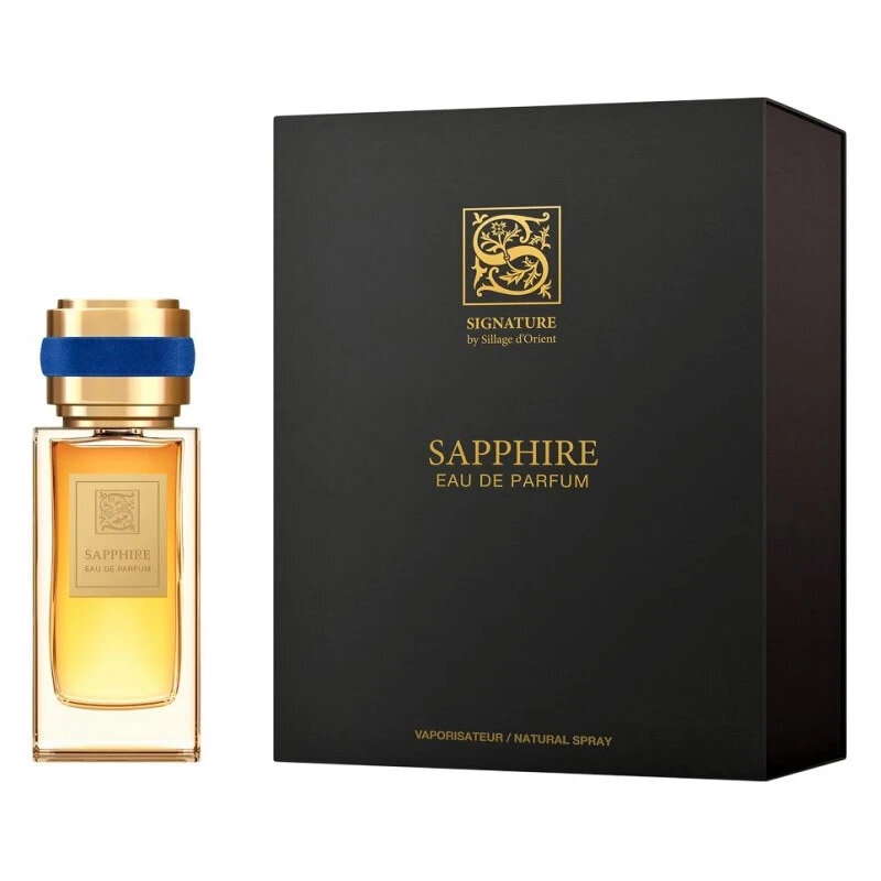 Парфюмерная вода для женщин и мужчин Signature Sillage D Orient Sapphire 100 мл / Духи Сигначе Силладж Дориент Сапфир