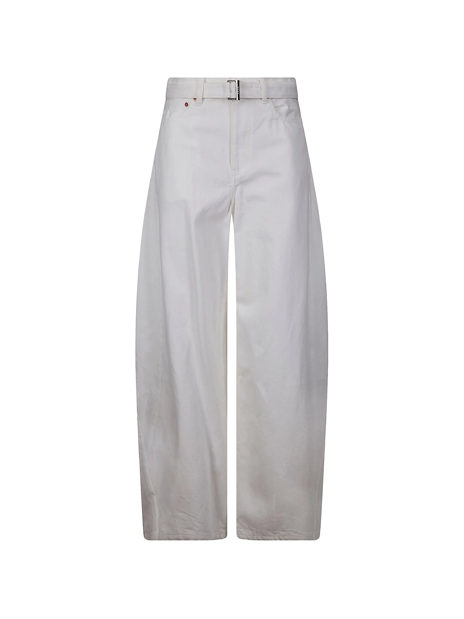 Брюки Belted denim trousers