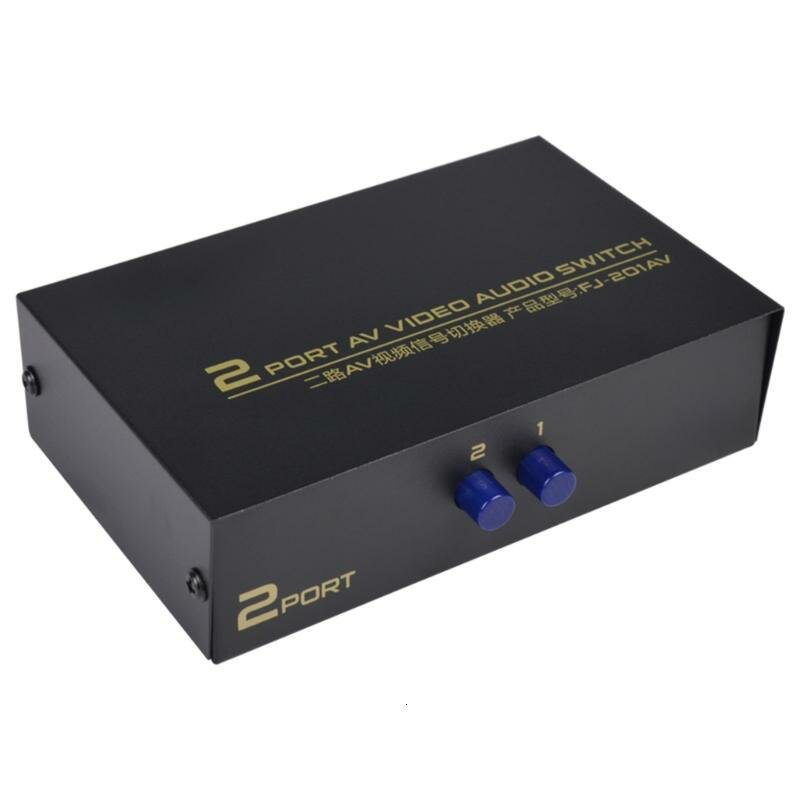 Переключатель AV RCA 2 входа в 1 выход