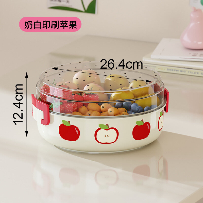 2026 Новейший поднос с двойным слоем для дренирования, гостиная, домашний кофейный столик, коробка для конфет, коробка для хранения, креативный поднос для сухофруктов