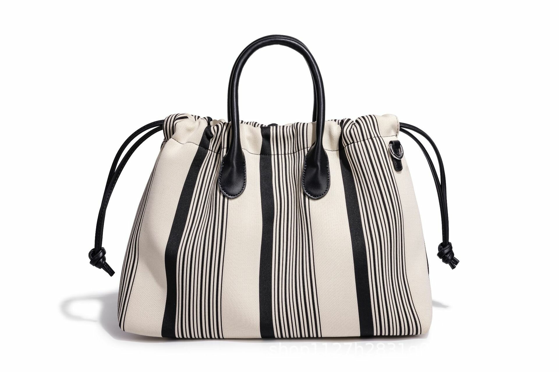 Сумка-тоут Feiwei из холста с вертикальными полосками, цветная сумка для женщин 2023 года, новая сумка большой вместимости для поездок, сумка через плечо, большая ручная сумка