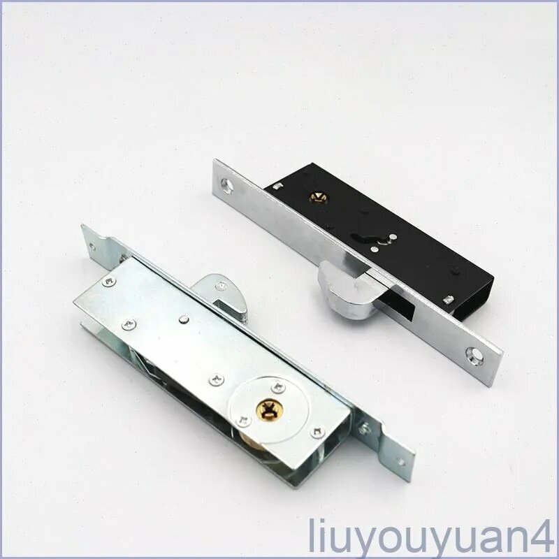 Замок врезной для дверей Apecs (Апекс) 72-K-CR хром / для откатных дверей и ворот с крестовым ключом