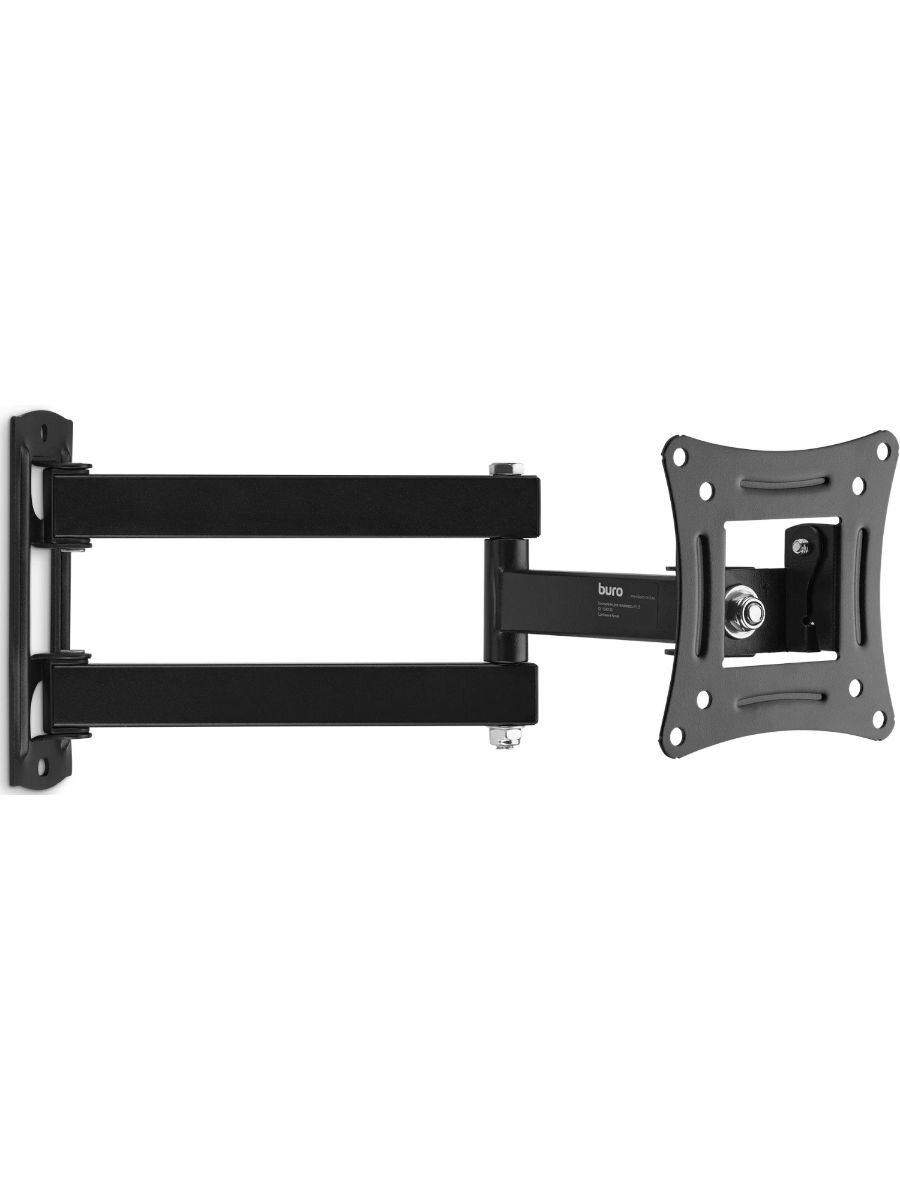 Кронштейн для телевизора настенный BURO FL2S (15'-29'), регулировка угла наклона вперед/назад, поворот до 180