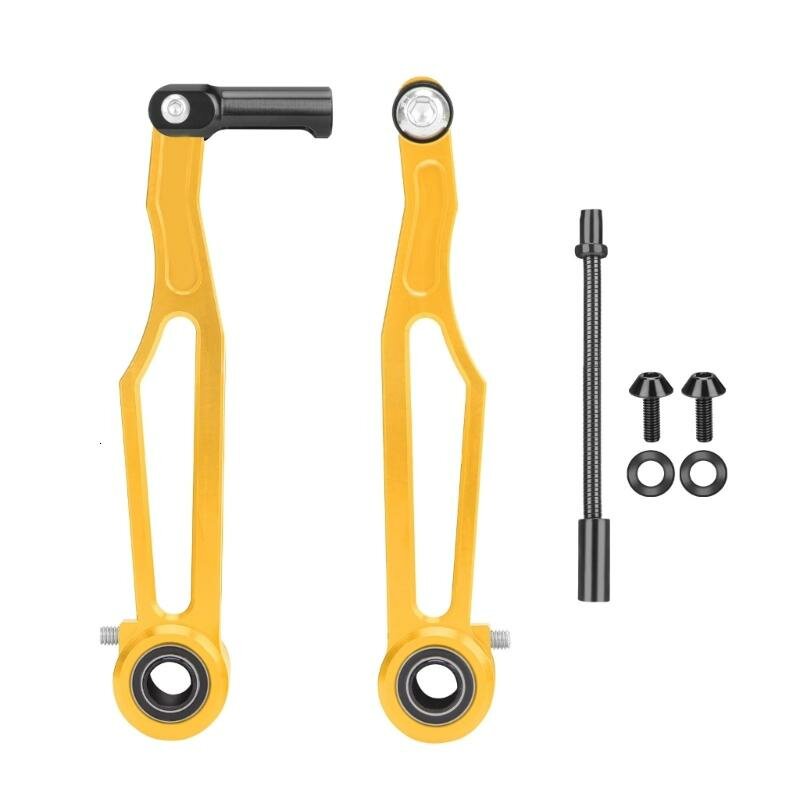 Алюминиевый тормозной суппорт V-типа для велосипеда, Длинный Золотой