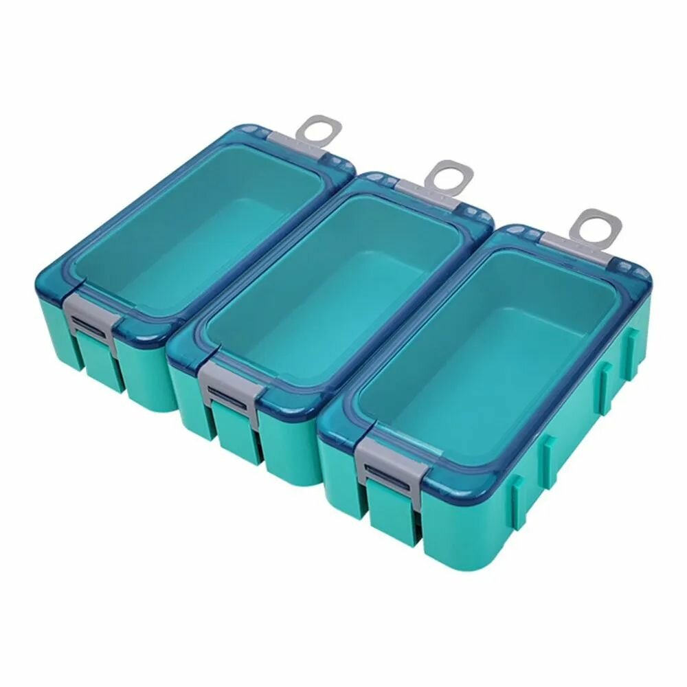 Набор рыболовных коробок, герметичных и ударопрочных, 3 шт