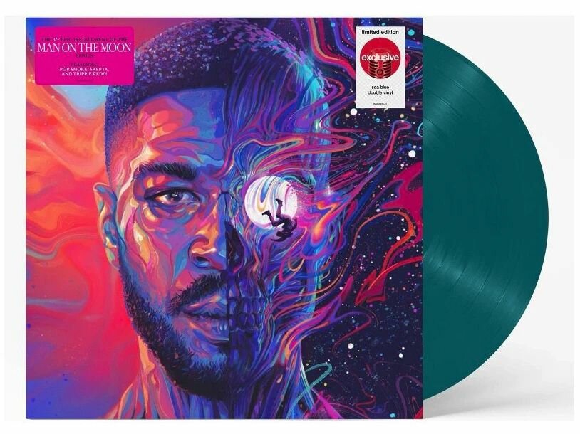Kid Cudi - Man On The Moon III: The Chosen (2022)/2xLP/Limited Edition & Exclusively Target. - Полупрозрачный синий - Морской синий/Виниловая пластинка. Товар уцененный