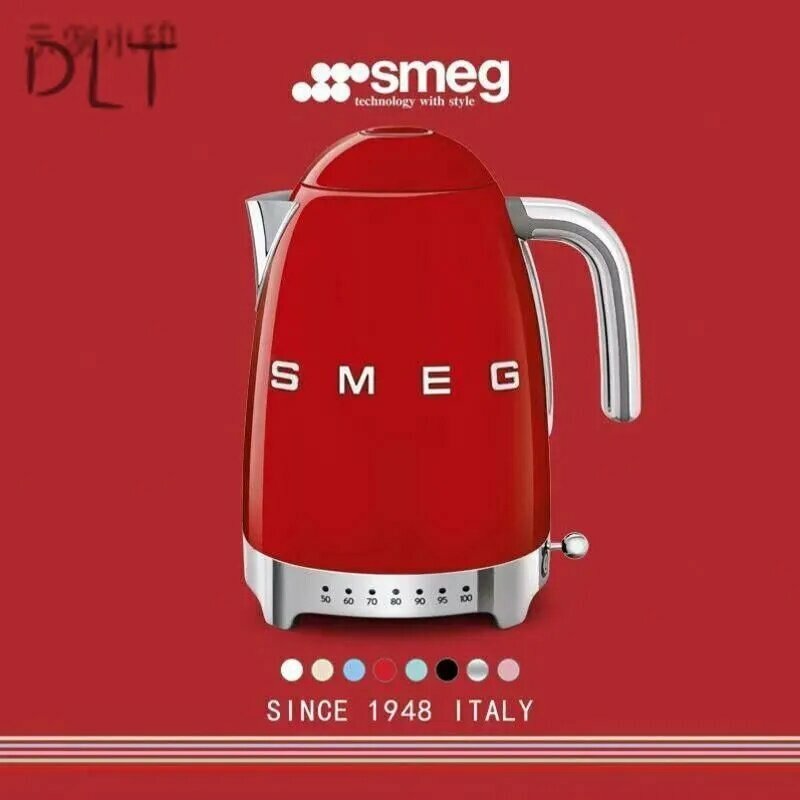 Электрический чайник SMEG KLF04, красный