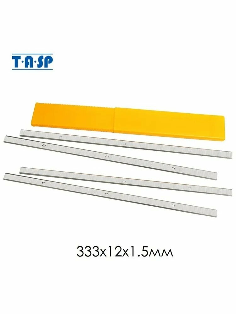 TASP Нож строгальный 333 x 12 x 1.5мм HSS, для BELMASH P1800 и P2200M, P1500 и P1500M, INTERSKOL 2092933300150 PC-330, Metabo DH330, 4 шт.