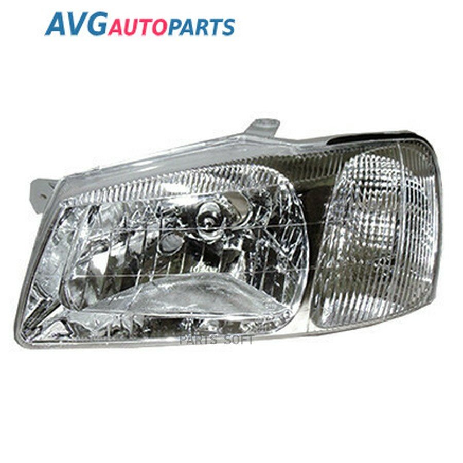 Фара электрорегулировка 00-12 (ТагАЗ) левая TYC от официального дистрибьютора, AVG, артикул 31550123T