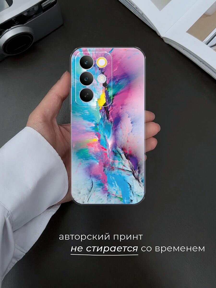 Силиконовый чехол на Realme C85 / Реалми C85 с принтом Абстракция 29 — фото 1