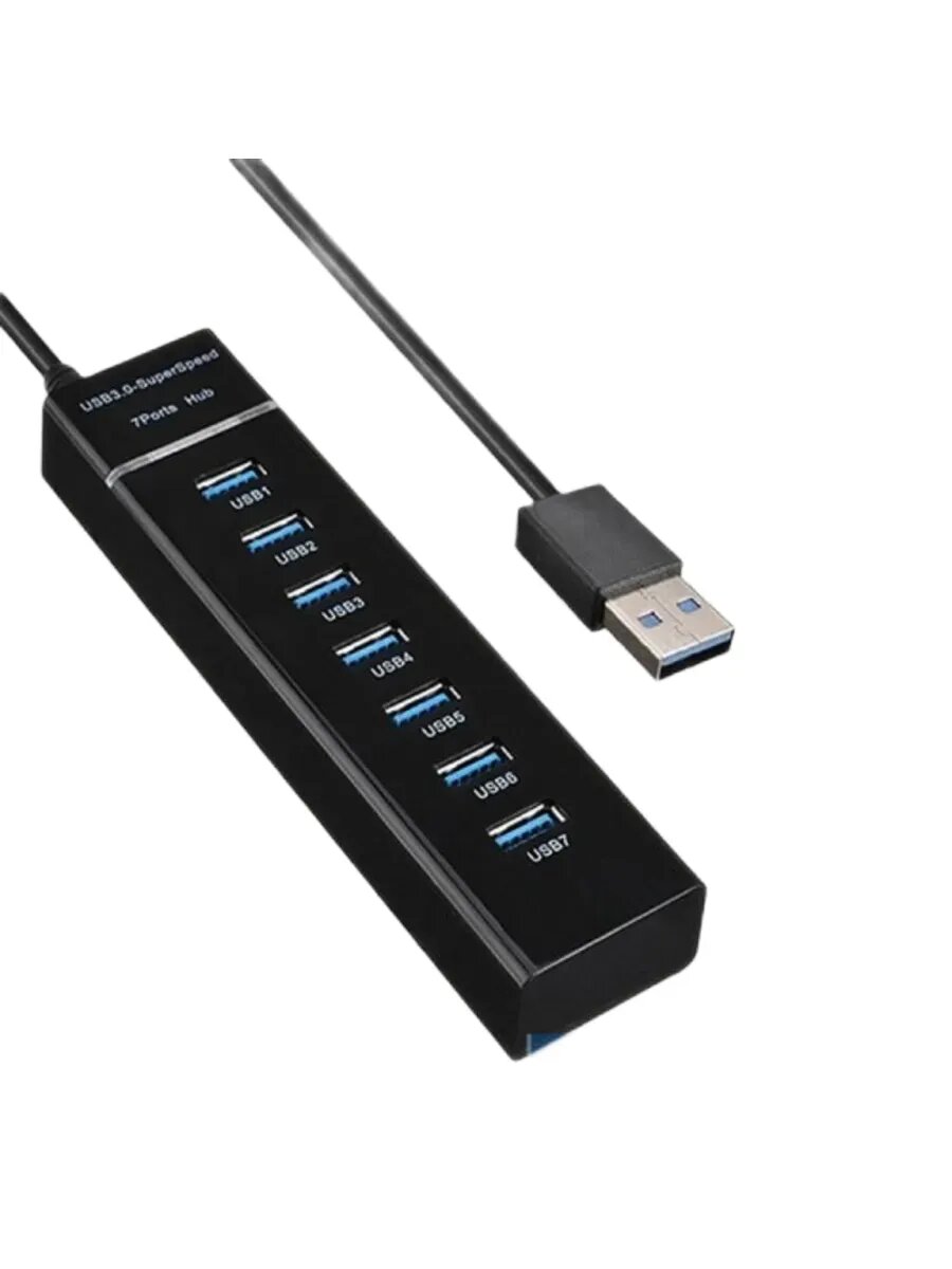 USB хаб 7 x USB 2.0 Type A KS-568