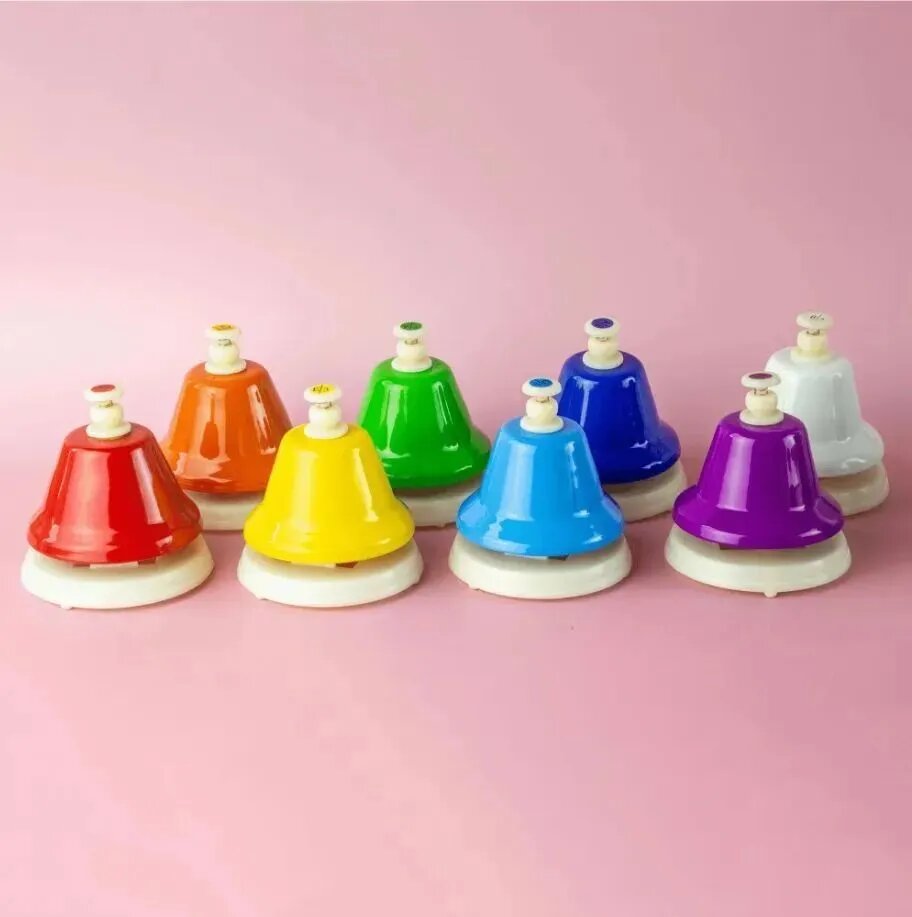 FLIGHT FBELL-8H Колокольчик. Набор диатонических музыкальных колокольчиков (8 шт)